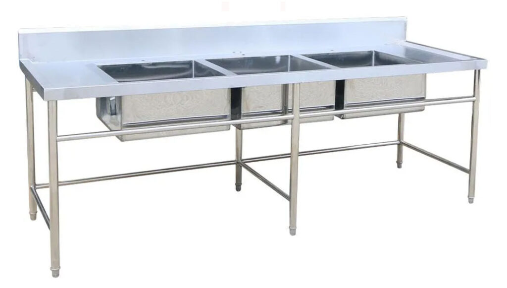 Stainless Steel Sink Table | Commercial Kitchen Sink in Malaysia
